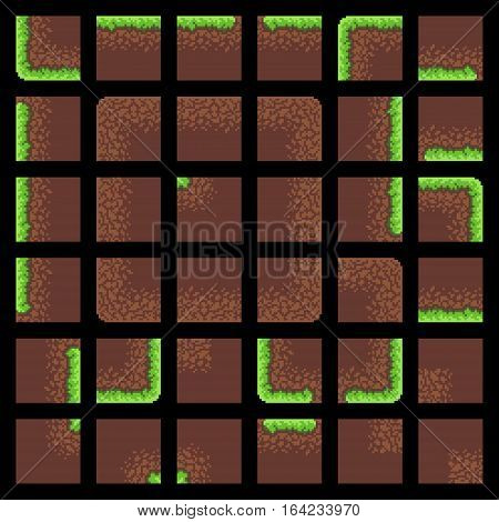 Pixel Art 8-bit Tiles Vector & Photo (Free Trial) | Bigstock