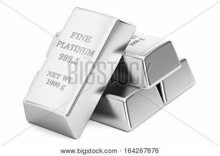 Platinum Bars 3D Image & Photo (Free Trial) | Bigstock