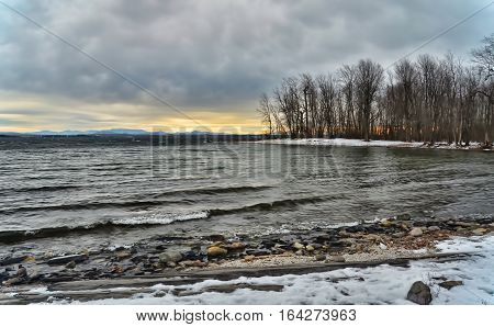 Lake Champlain Winter Image & Photo (Free Trial) | Bigstock