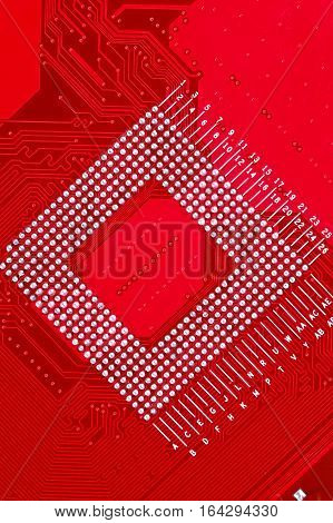 Red Circuit Board Image & Photo (Free Trial) | Bigstock