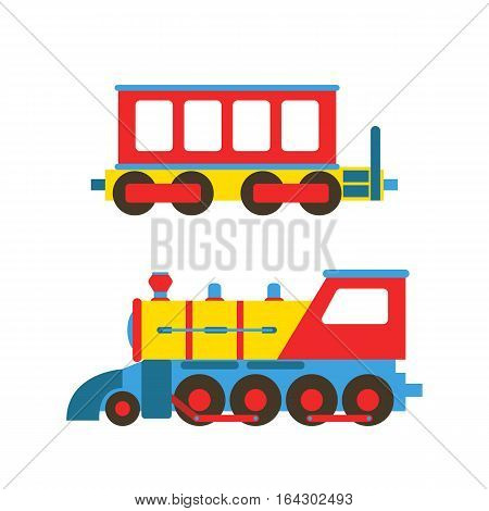 Cartoon Toy Train Vector & Photo (Free Trial) | Bigstock