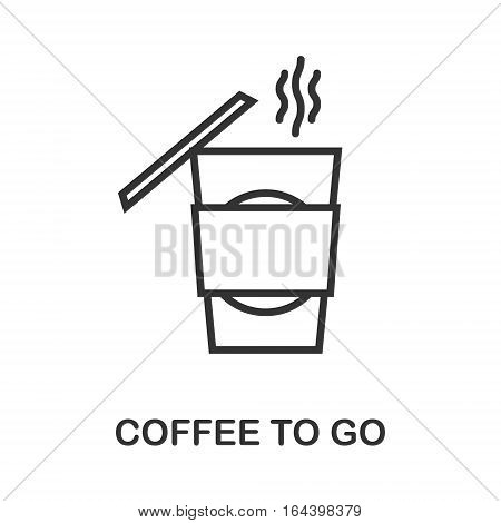 Coffee Go Icon Logo Vector & Photo (Free Trial) | Bigstock