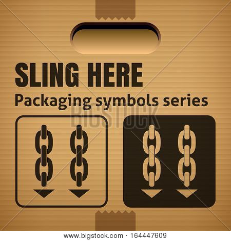 SLING HERE Packaging Vector & Photo (Free Trial) | Bigstock