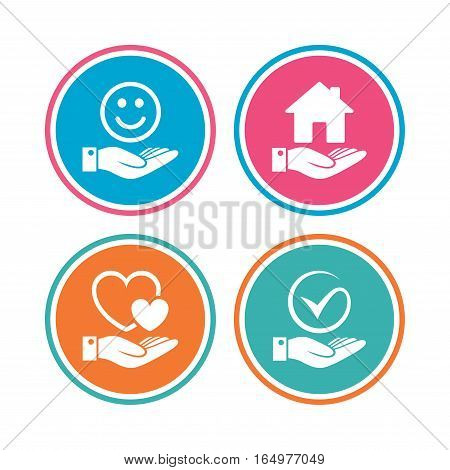 Smile Hand Icon. Vector & Photo (Free Trial) | Bigstock