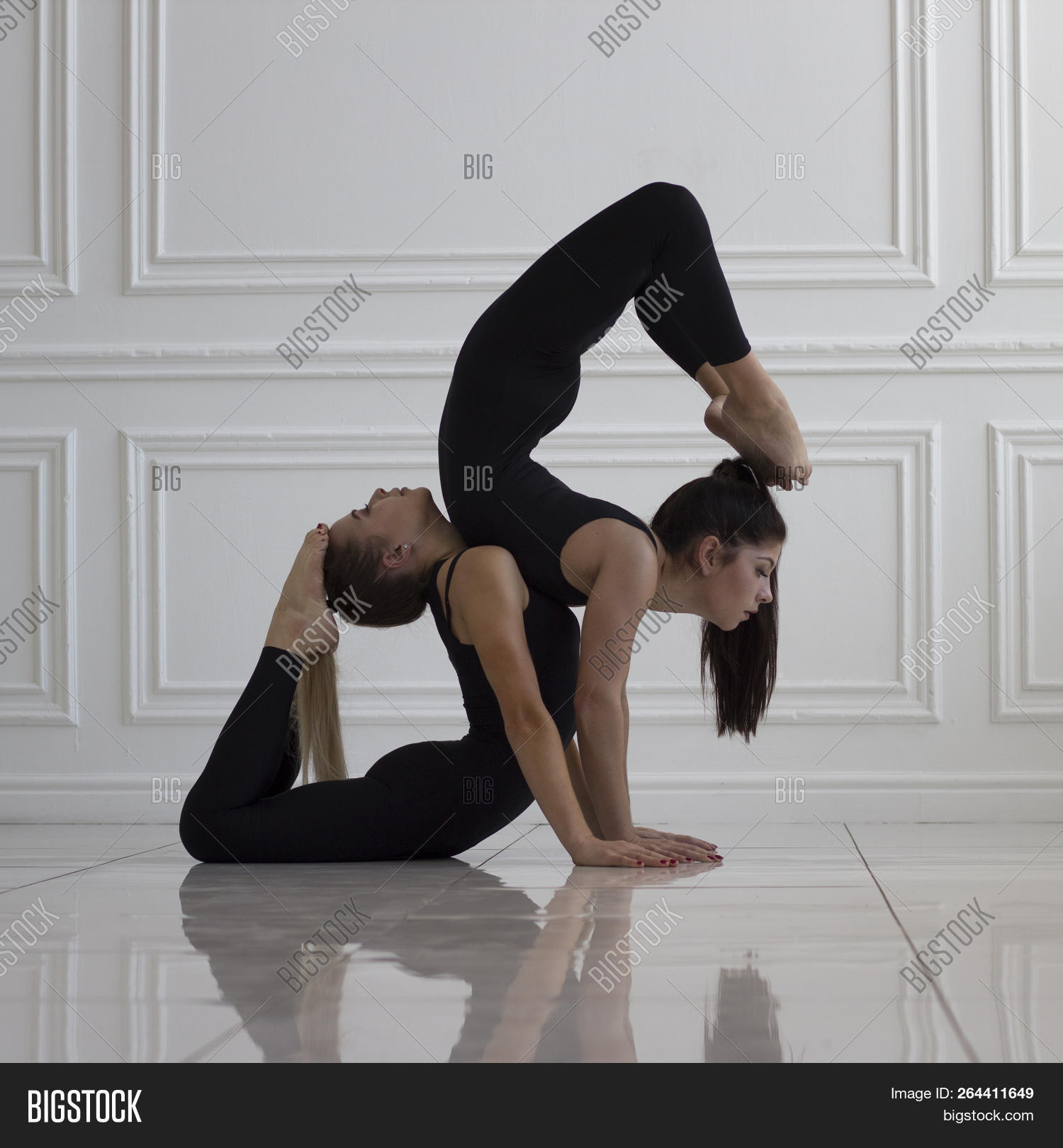 2 Girls Doing Backbend Image & Photo (Free Trial) | Bigstock