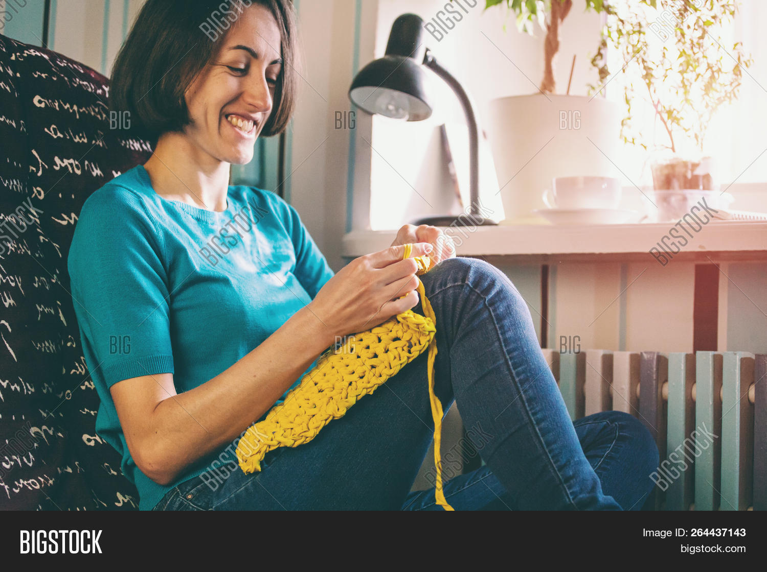 Girl Knits Crochet Image & Photo (Free Trial) | Bigstock