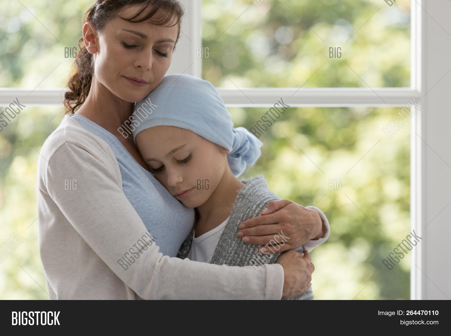 Mother Hugging Sick Image & Photo (Free Trial) | Bigstock