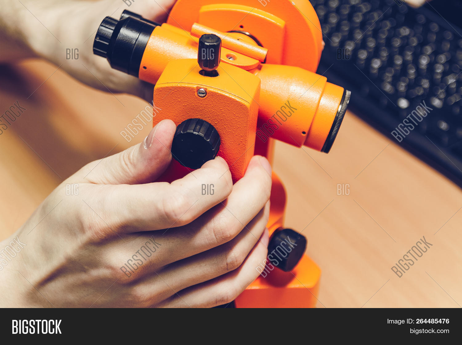 Man Working Geodetic Image & Photo (Free Trial) | Bigstock