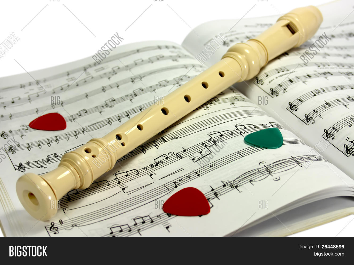 Flute (recorder) Lying Image & Photo (Free Trial) | Bigstock