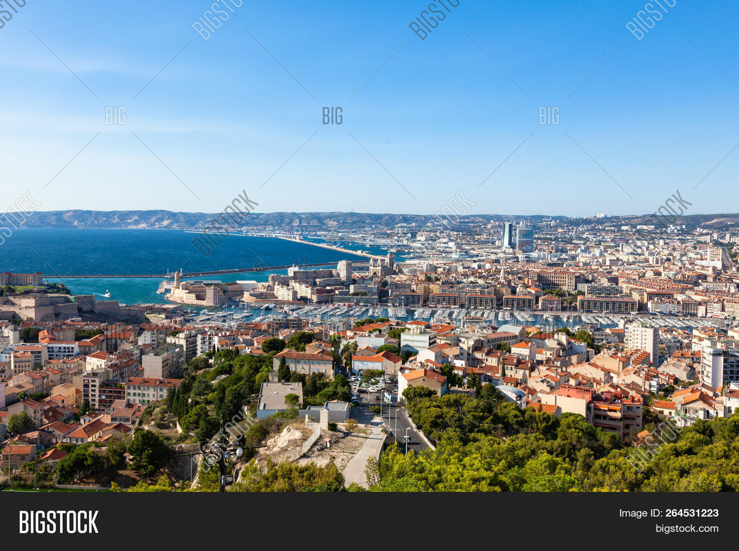 Aerial View Marseille Image & Photo (Free Trial) | Bigstock