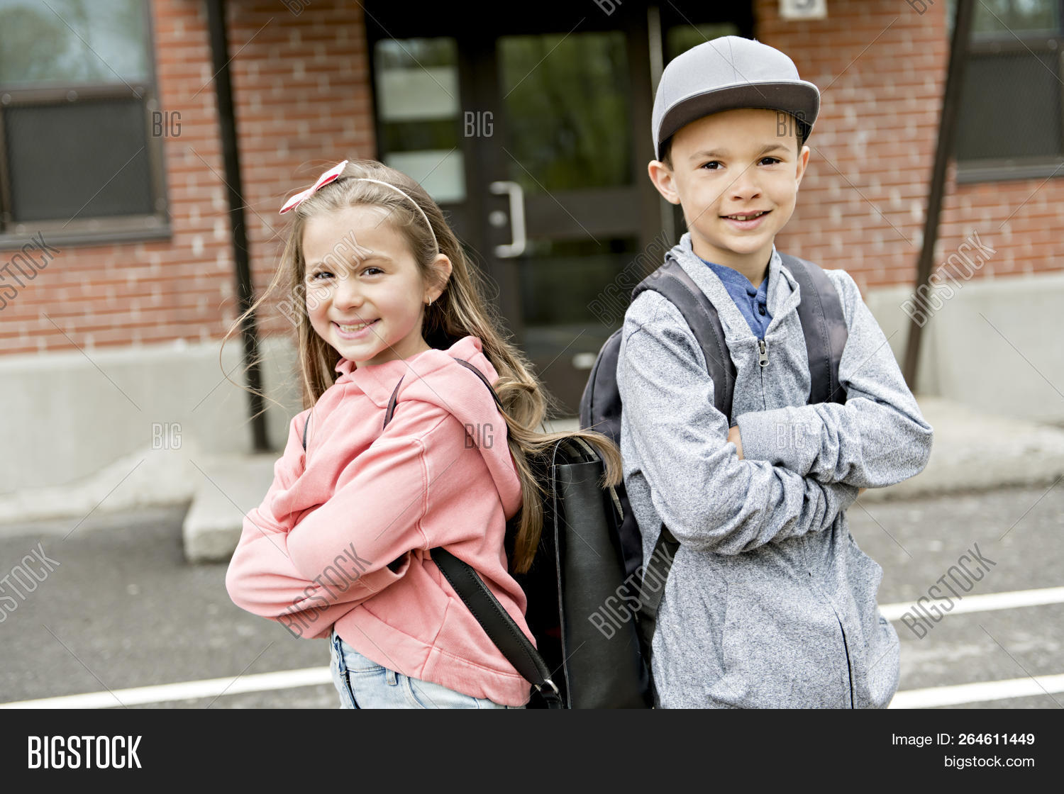 Two Students Outside Image & Photo (Free Trial) | Bigstock