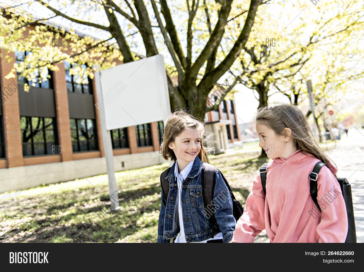 Two Students Outside Image & Photo (Free Trial) | Bigstock