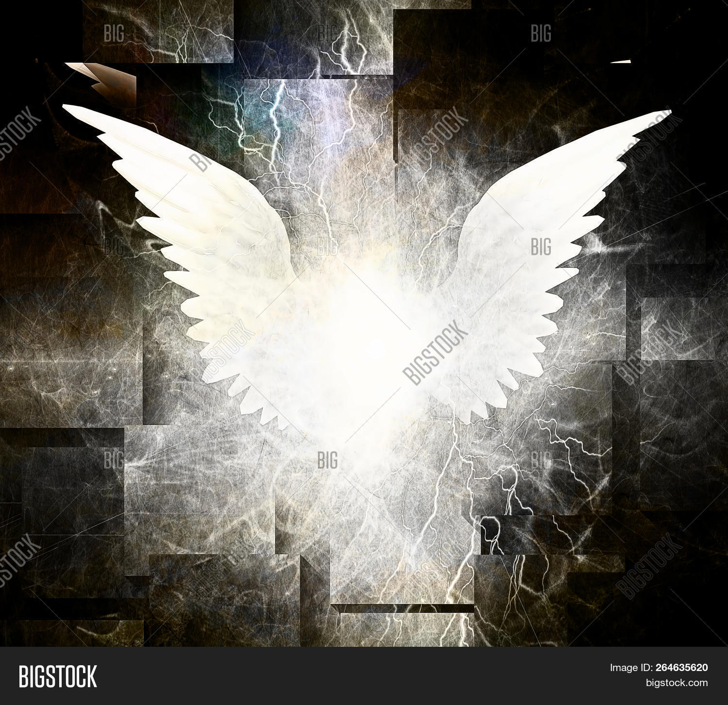 White Wings. Abstract Image & Photo (Free Trial) | Bigstock