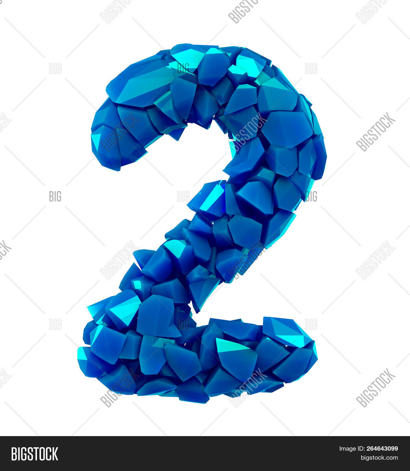 Number Two 2 3D 图片和照片（免费试用） | Bigstock