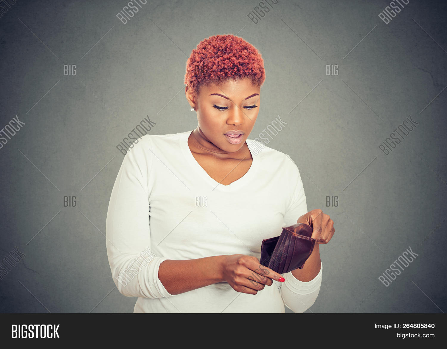 Sad Poor Young Woman Image & Photo (Free Trial) | Bigstock