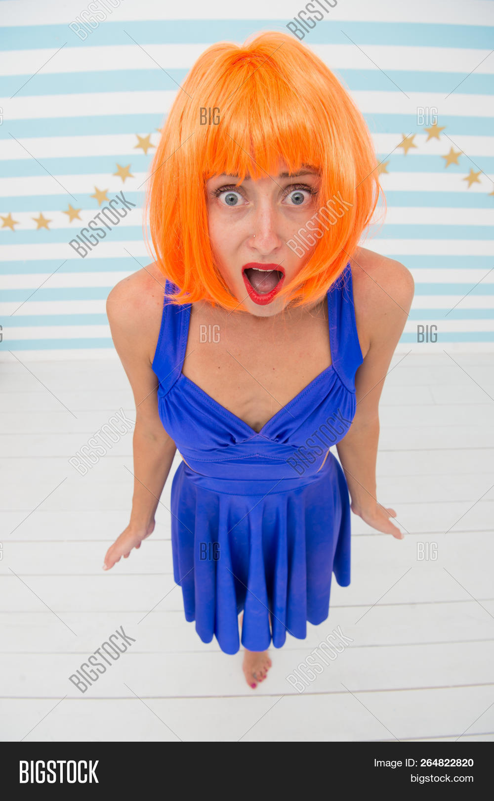 Woman Crazy Look. This Image & Photo (Free Trial) | Bigstock