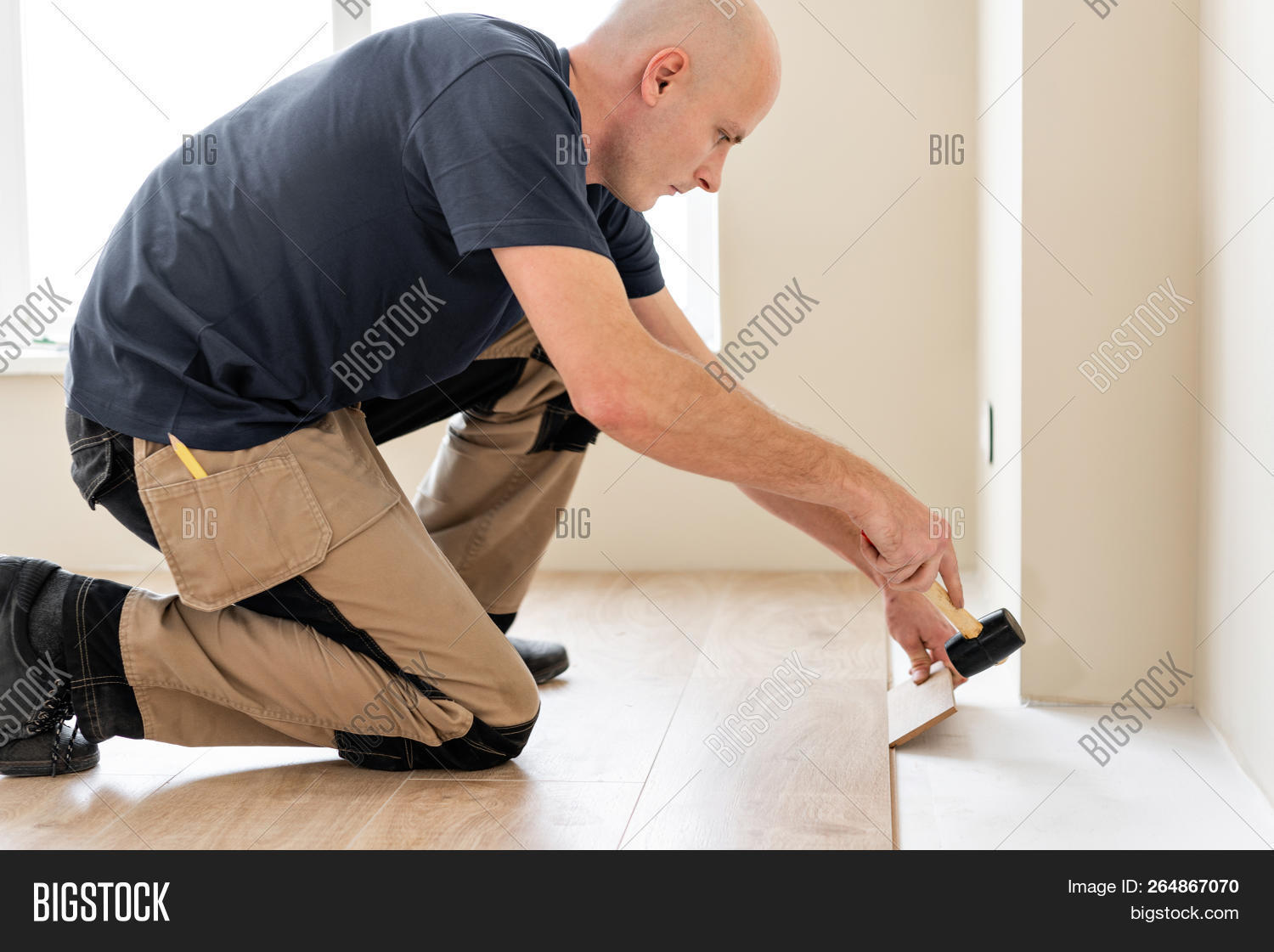 Male Worker Installing Image & Photo (Free Trial) | Bigstock