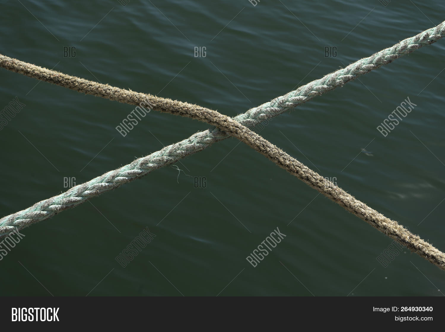 Two Hennep Fiber Ropes Image & Photo (Free Trial) | Bigstock