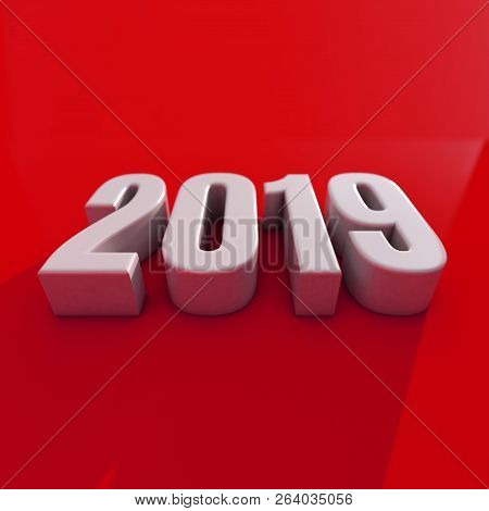 Red 2019 On White Image & Photo (Free Trial) | Bigstock