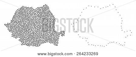 Dot Contour Map Vector & Photo (Free Trial) | Bigstock