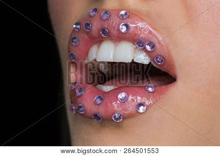 Smile Parted Her Lips Image & Photo (Free Trial) | Bigstock