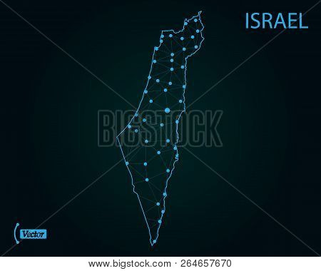 Map Israel. Vector Vector & Photo (Free Trial) | Bigstock