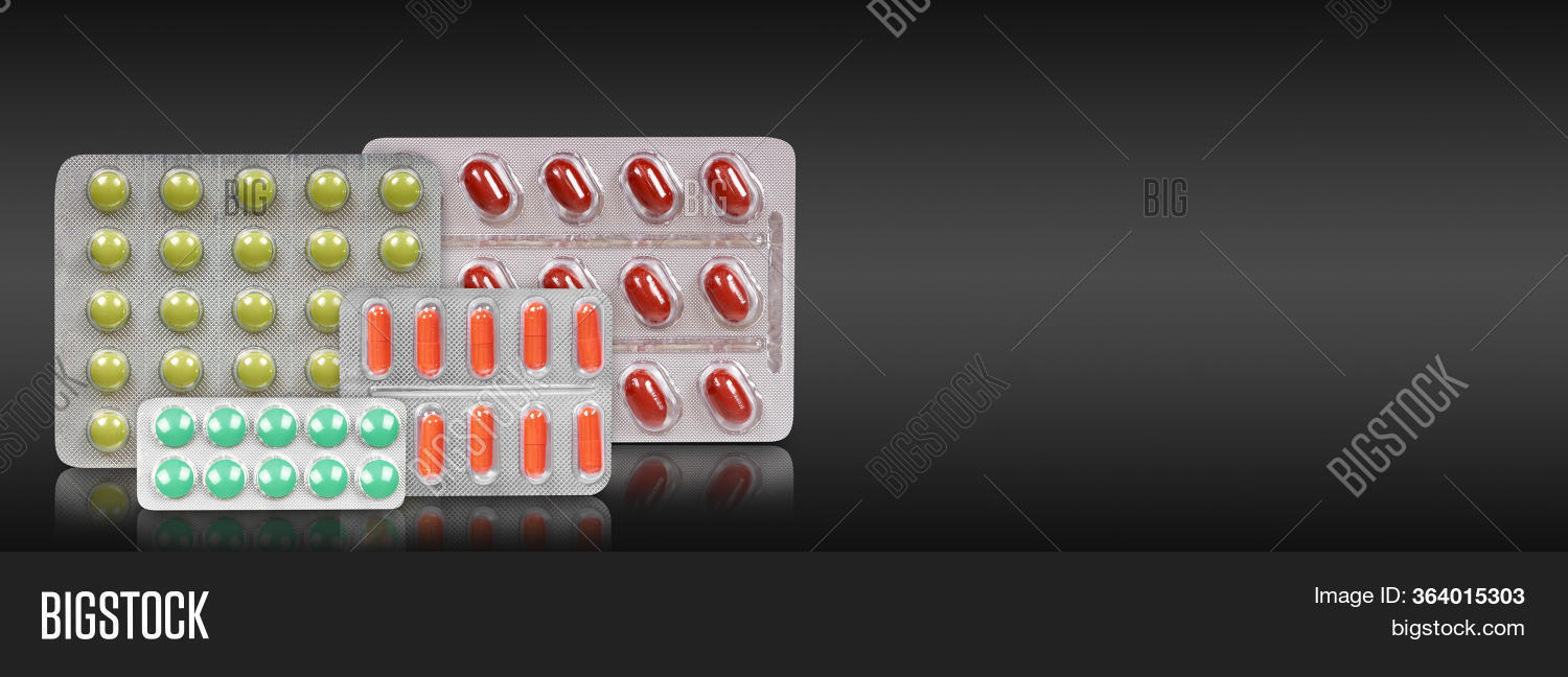 Medical Set Pills On Image & Photo (Free Trial) | Bigstock