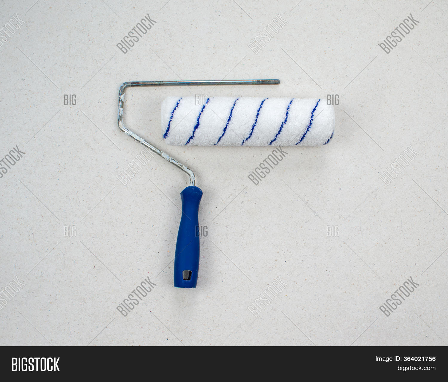 Paint Roller Blue Image & Photo (Free Trial) | Bigstock