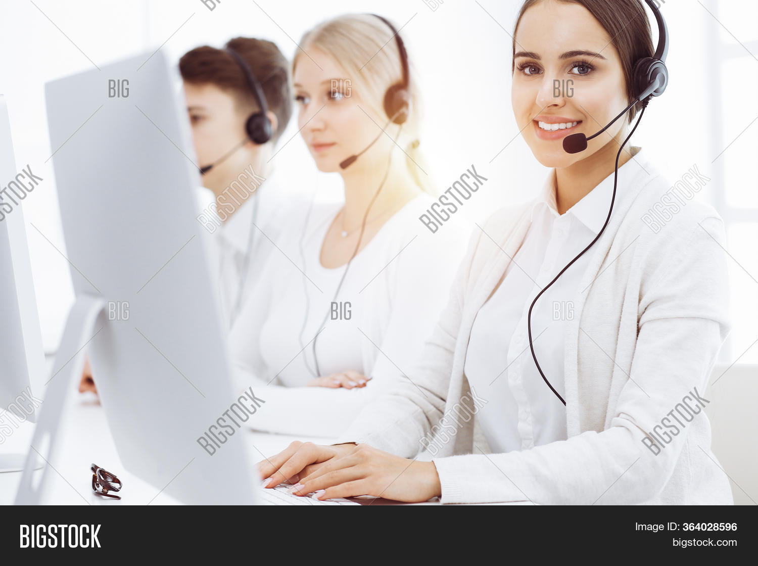 Call Center Sunny Image & Photo (Free Trial) | Bigstock