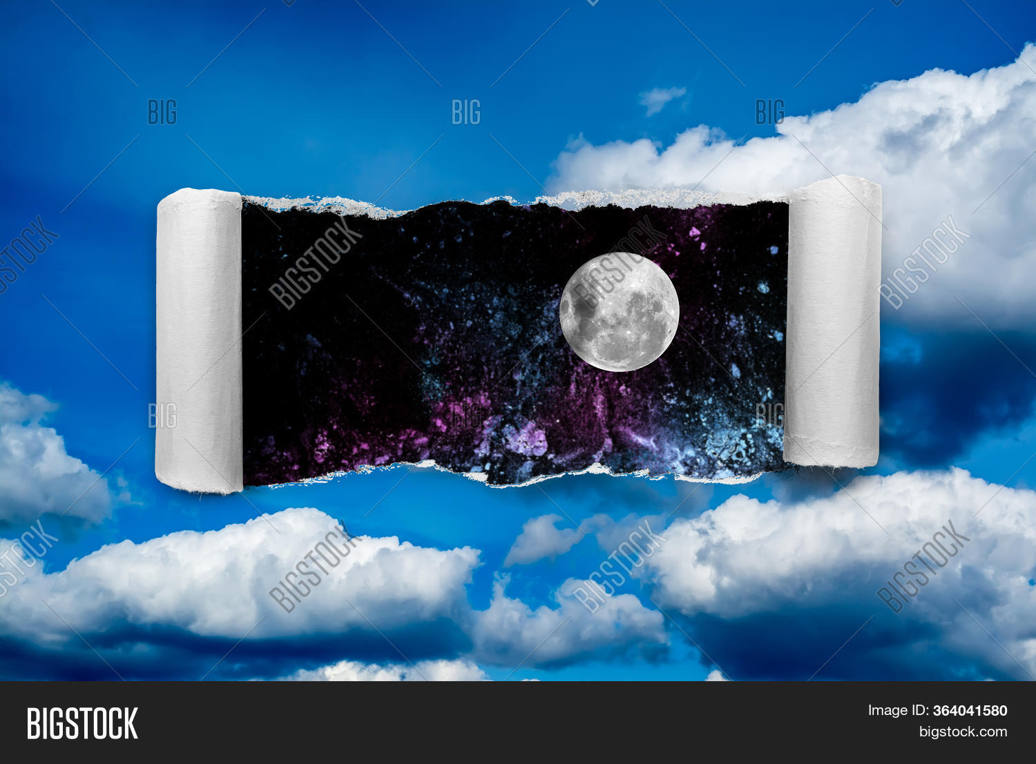 Hole Day Sky Torn Image & Photo (Free Trial) | Bigstock