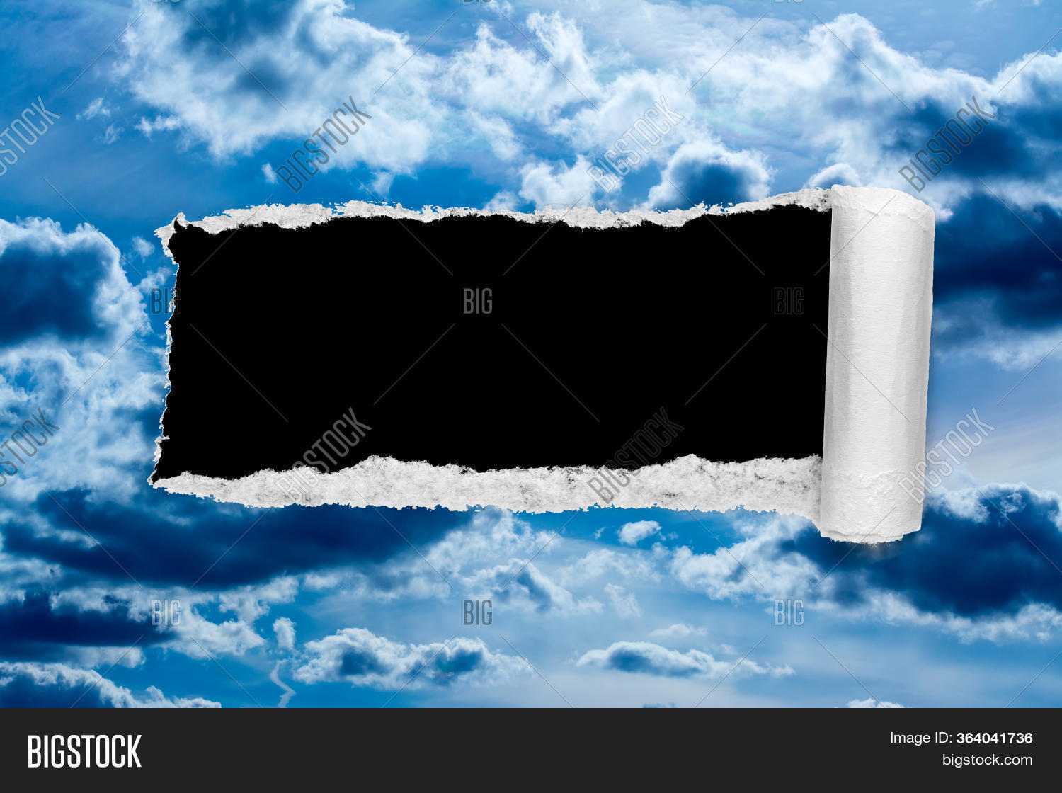 Hole Day Sky Torn Image & Photo (Free Trial) | Bigstock