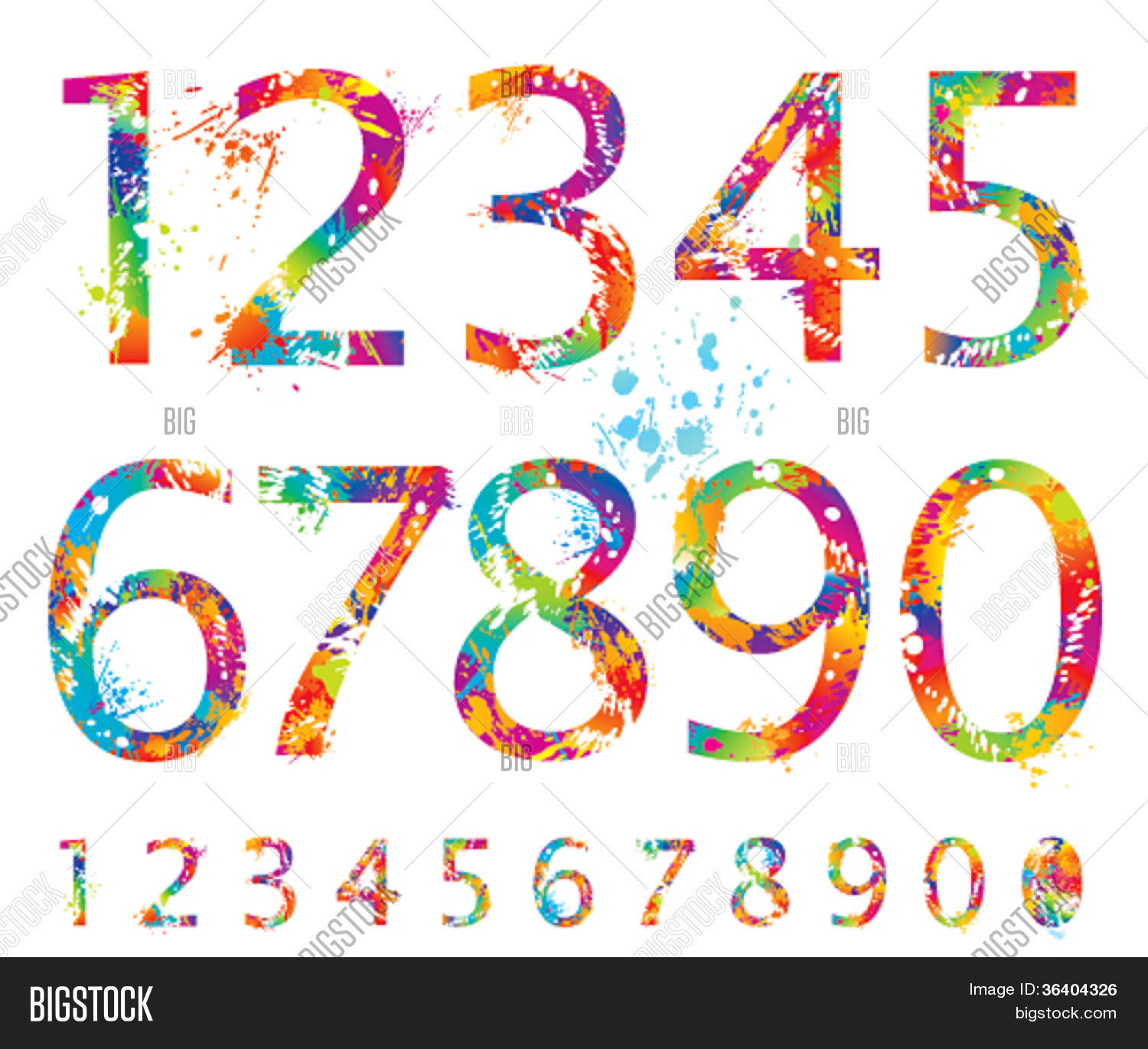 Font - Colorful Vector & Photo (Free Trial) | Bigstock