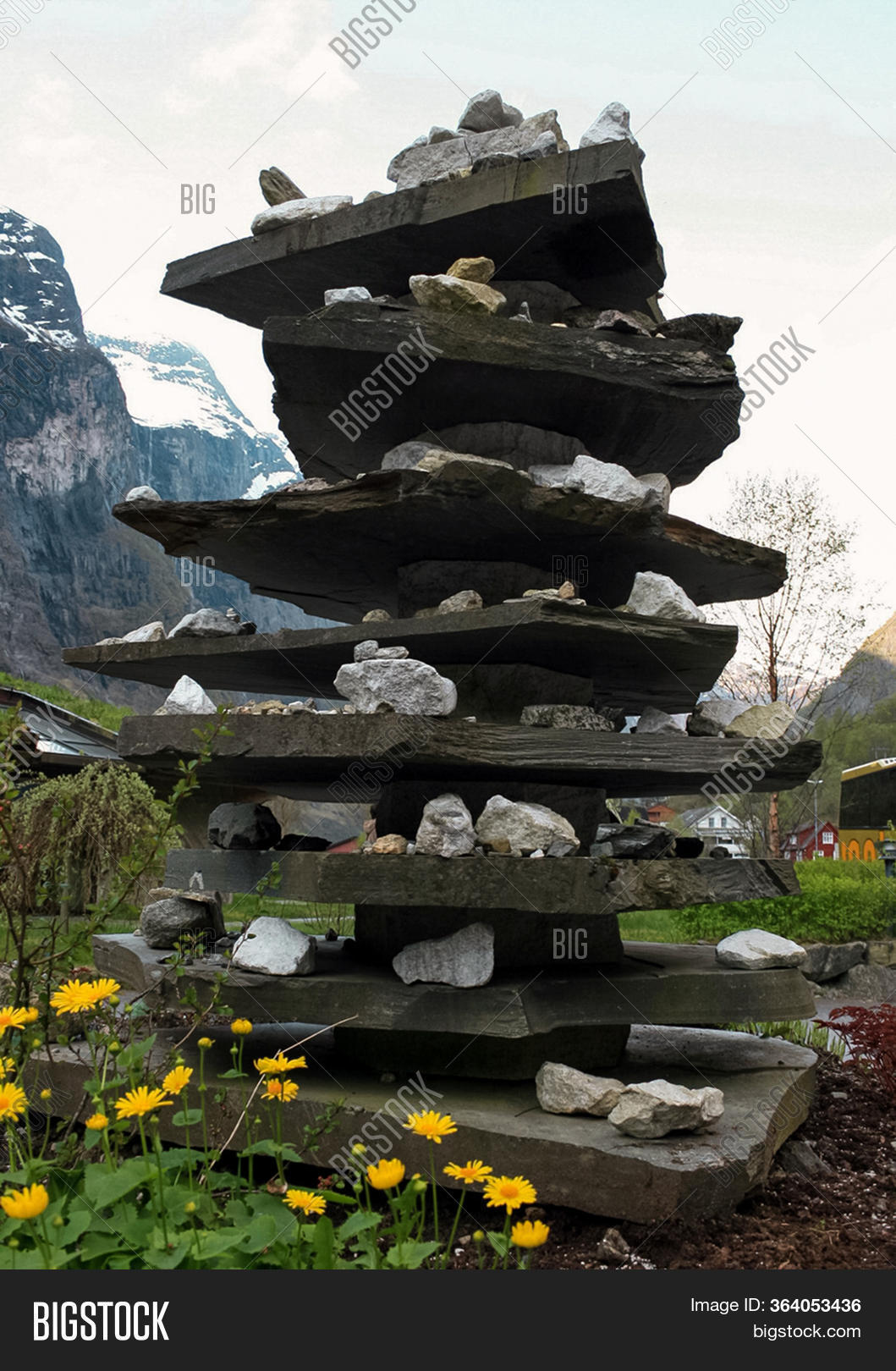 Stone Pyramid Image & Photo (Free Trial) | Bigstock