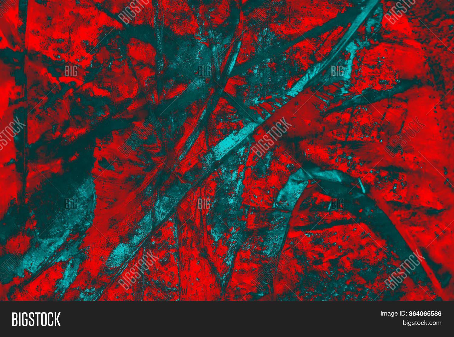 Awesome Red Cyan Ice Image & Photo (Free Trial) | Bigstock
