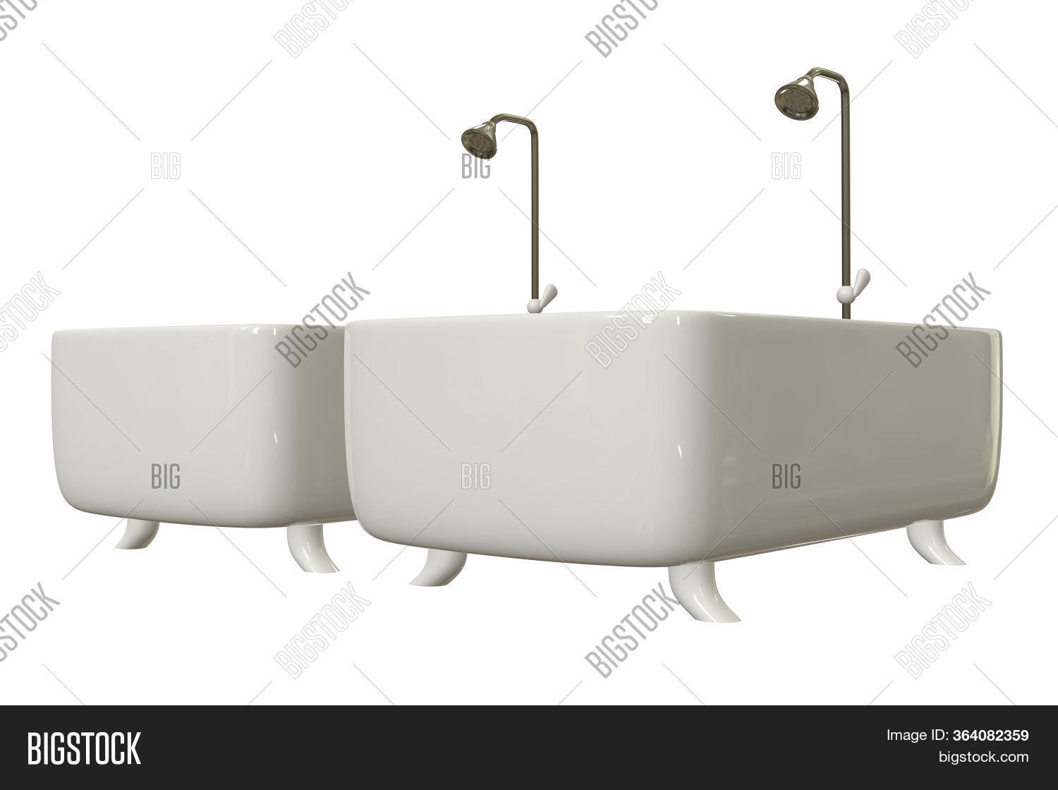 Bath Tub Legs Shower. Image & Photo (Free Trial) | Bigstock