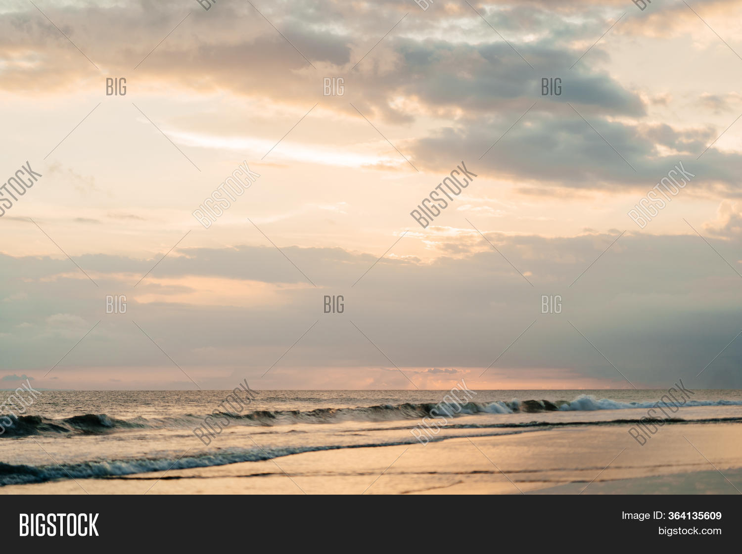Calm Sea Sunset Sky Image & Photo (Free Trial) | Bigstock