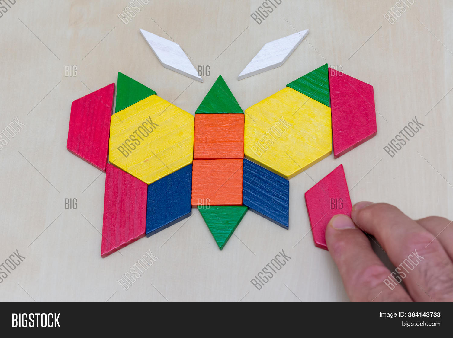 Tangram Butterfly Image & Photo (Free Trial) | Bigstock