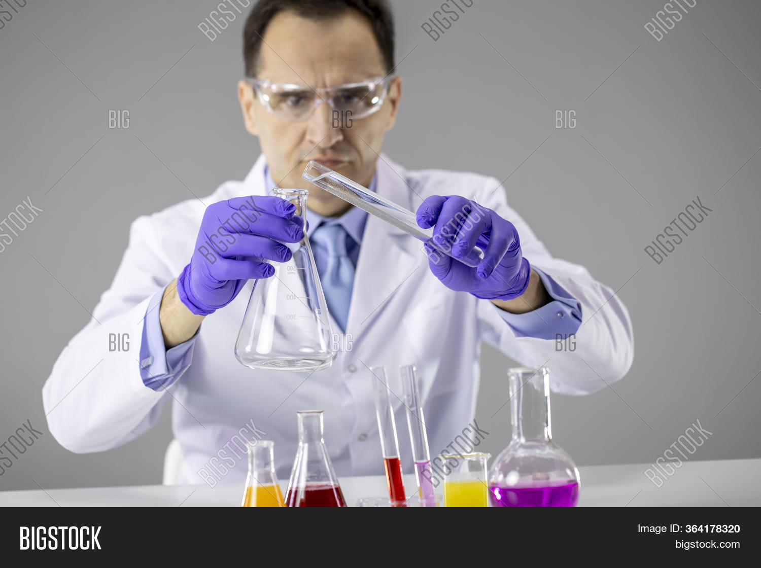Smart Male Lab Image & Photo (Free Trial) | Bigstock