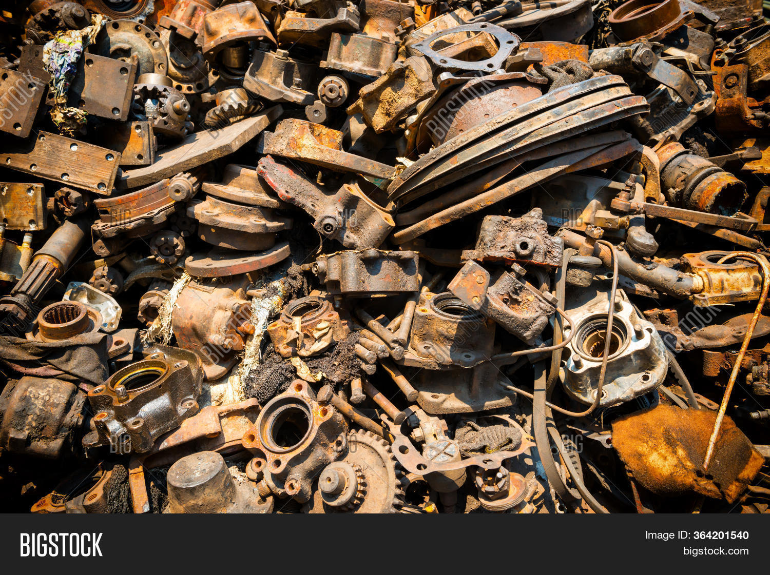 Pile Old Rusty Metal Image & Photo (Free Trial) | Bigstock