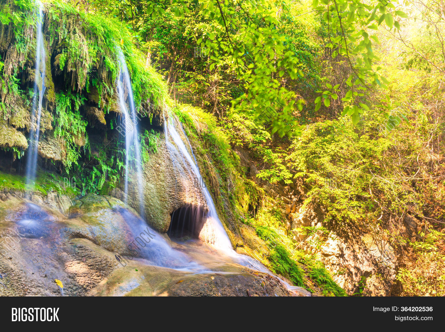 Tropical Waterfall Image & Photo (Free Trial) | Bigstock