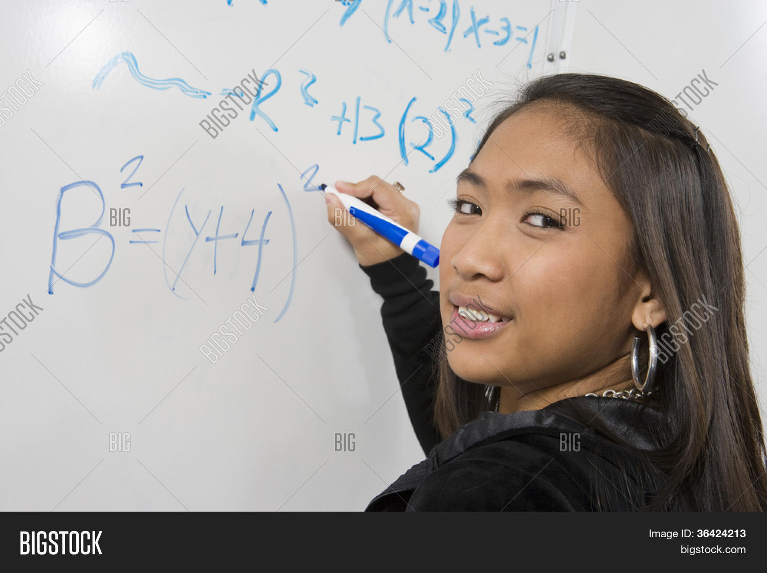 Asian Student Solving Image & Photo (Free Trial) | Bigstock