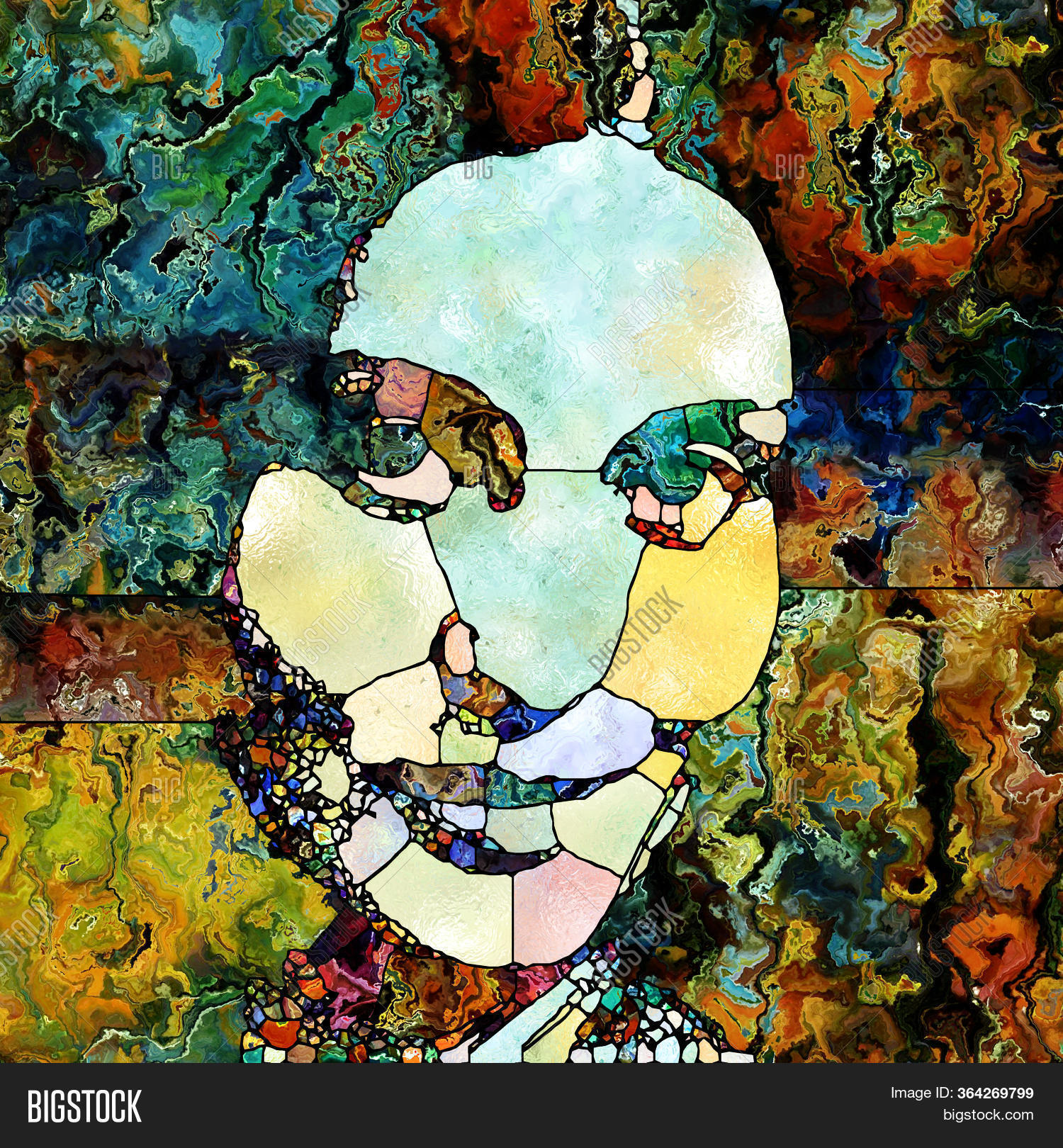 Stained Glass Portrait Image & Photo (Free Trial) | Bigstock