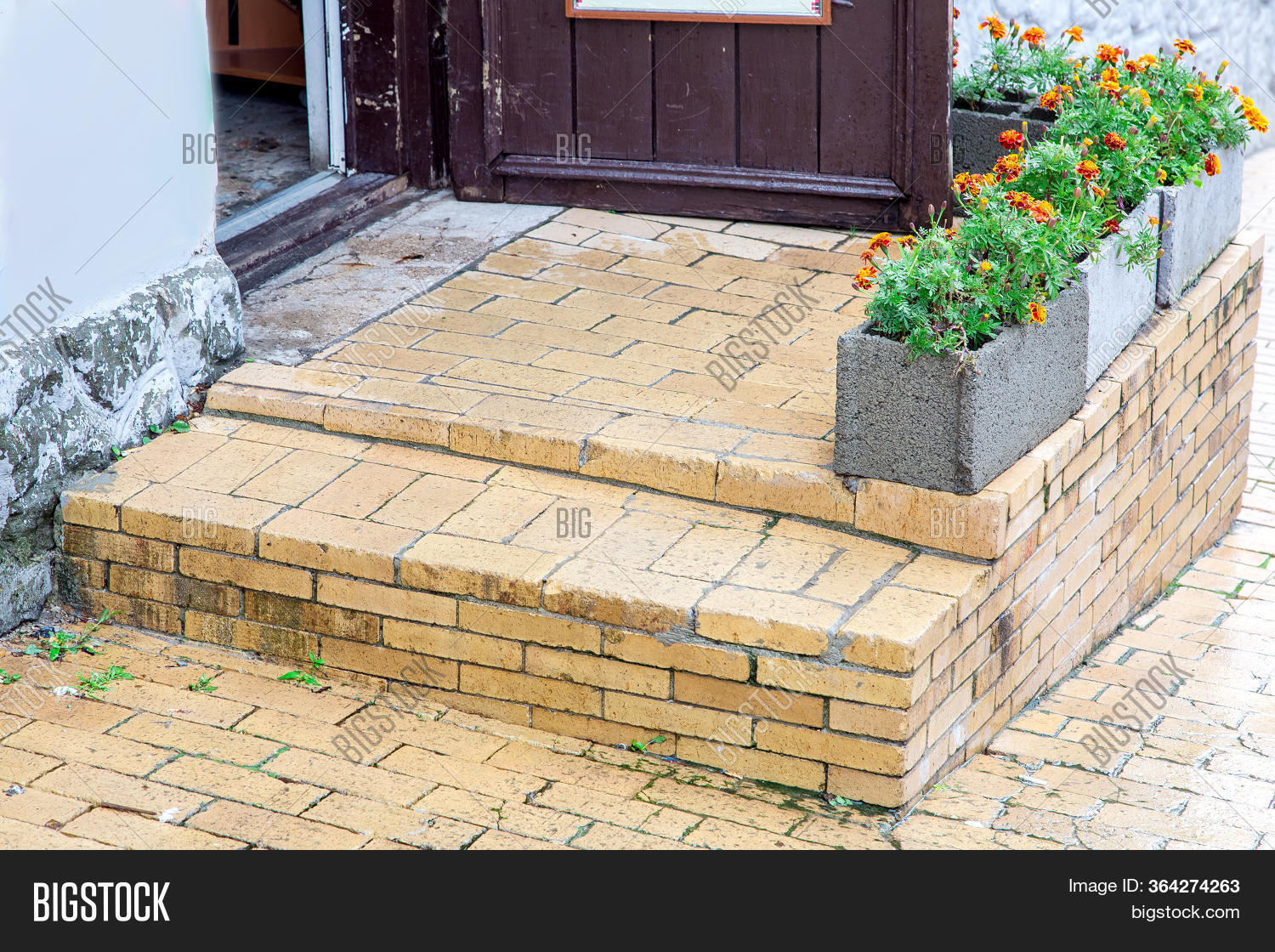 Brick Threshold Step Image & Photo (Free Trial) | Bigstock