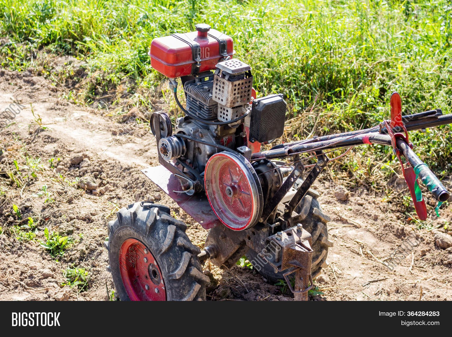 Plowing Land On Garden Image & Photo (Free Trial) | Bigstock