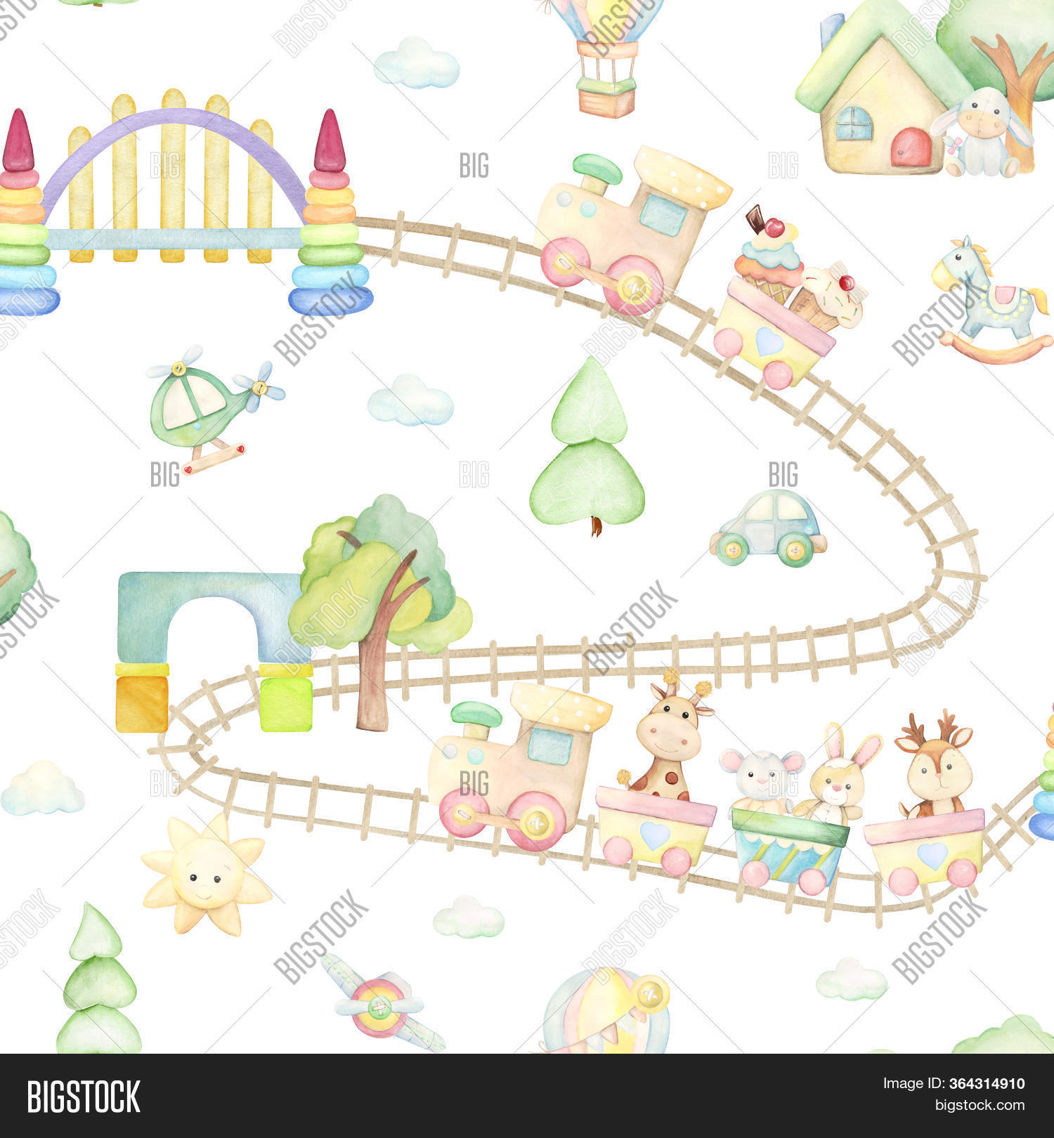 Train, Giraffe, Horse Image & Photo (Free Trial) | Bigstock