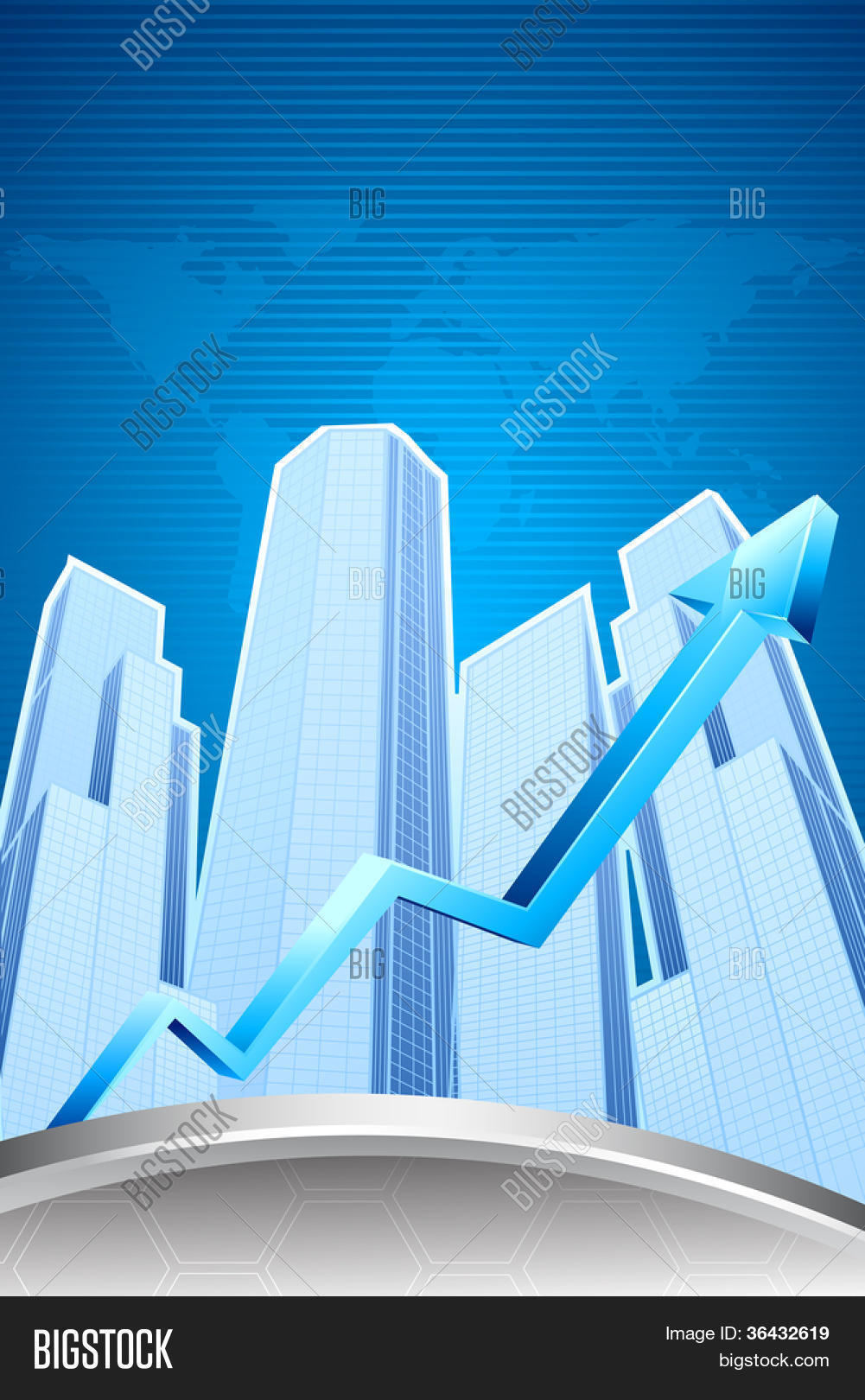 Illustration Upward Vector & Photo (Free Trial) | Bigstock