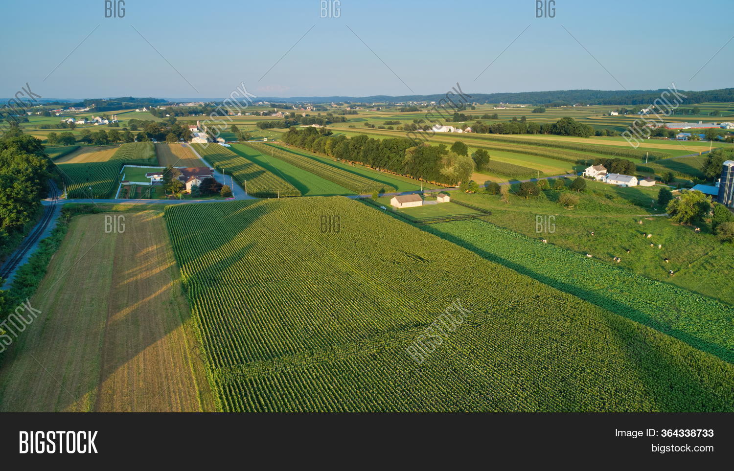 Aerial View Farm Lands Image & Photo (Free Trial) | Bigstock