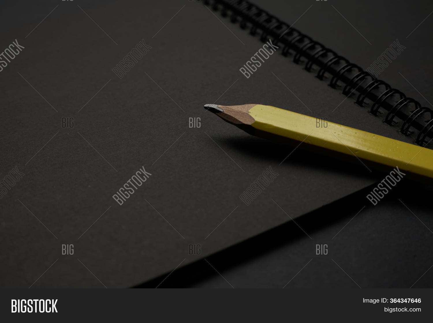 Blank Black Notebook Image & Photo (Free Trial) | Bigstock