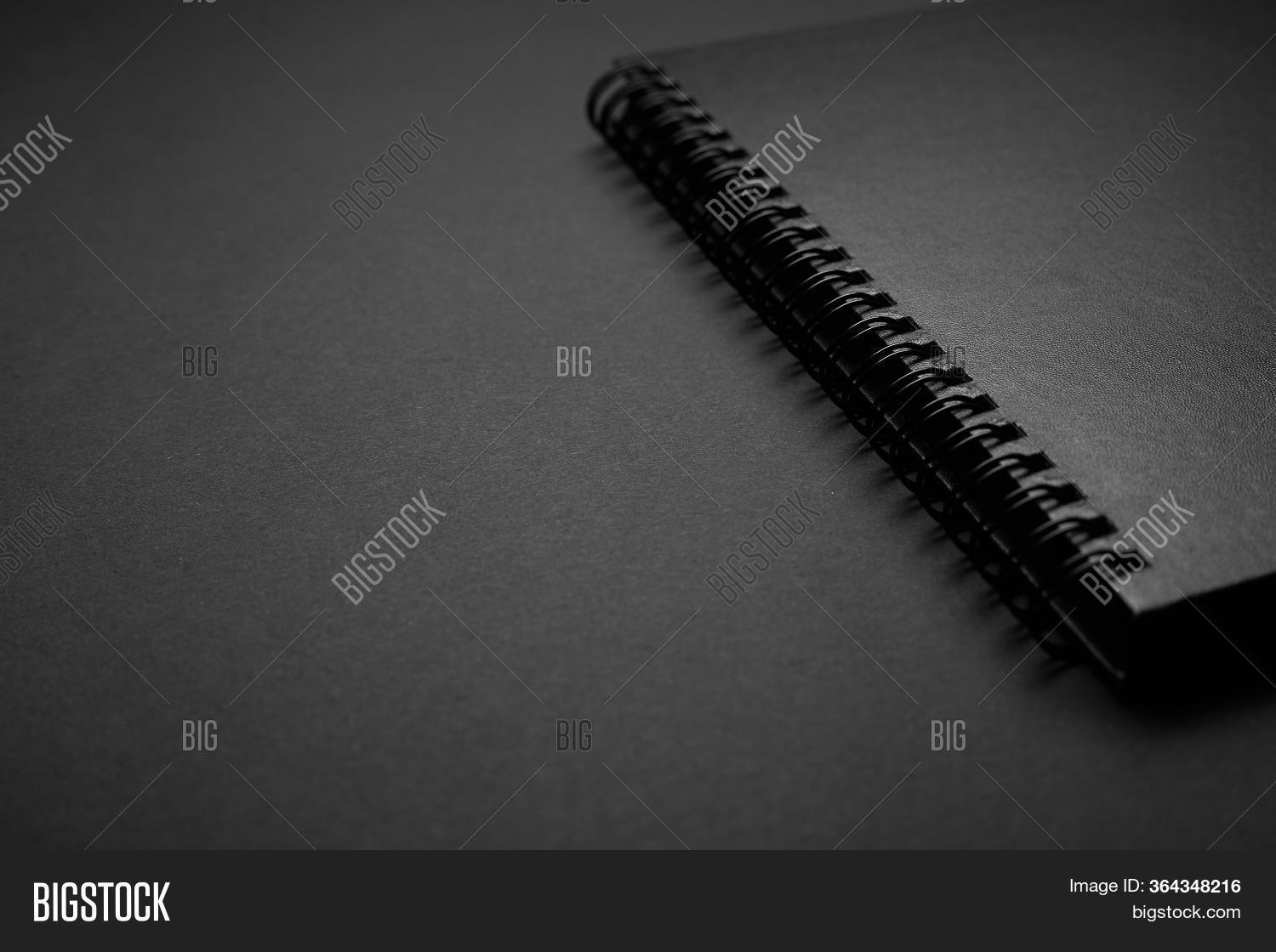 Blank Black Notebook Image & Photo (Free Trial) | Bigstock