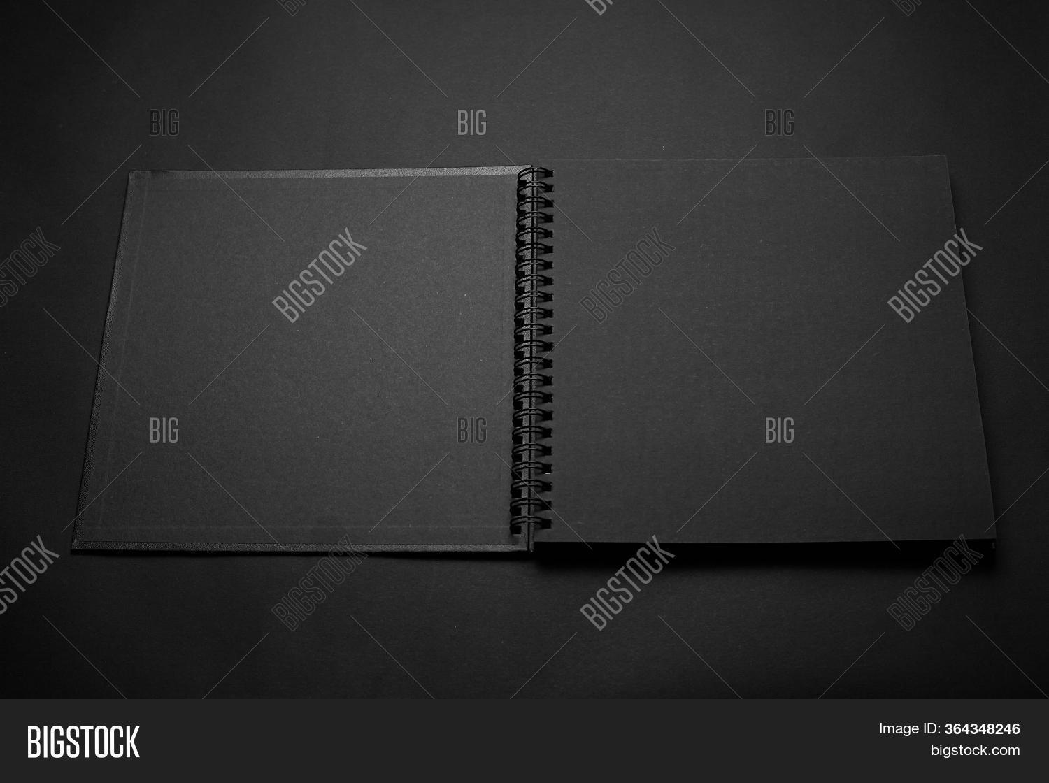 Blank Black Notebook Image & Photo (Free Trial) | Bigstock
